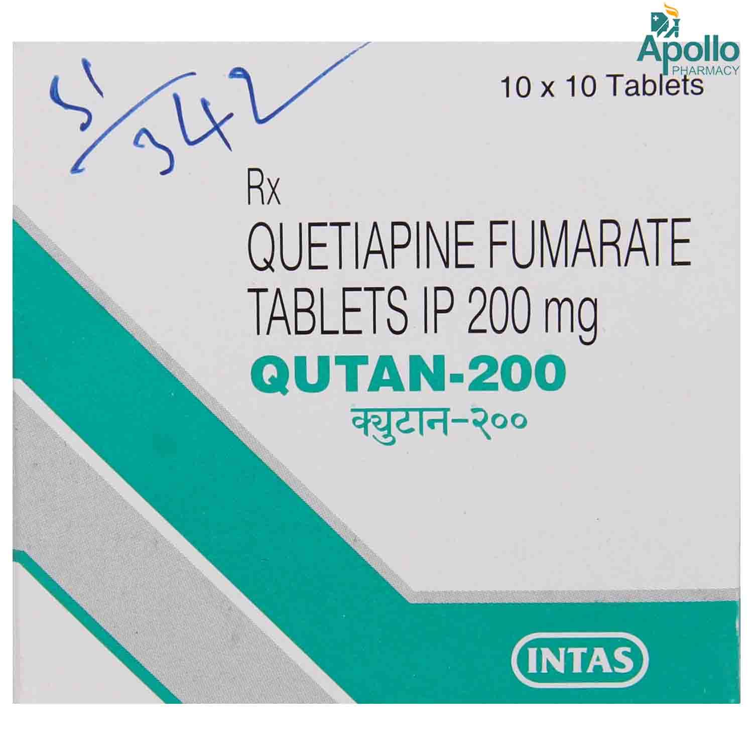 Qutan 200 Tablet 10's Price, Uses, Side Effects, Composition - Apollo ...