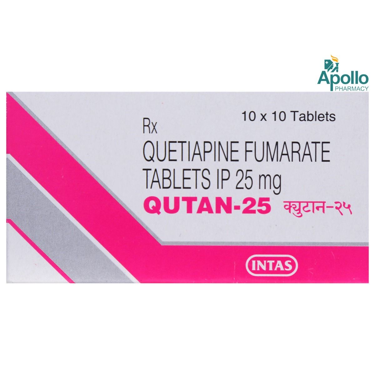 Qutan 25 Tablet 10's Price, Uses, Side Effects, Composition - Apollo ...