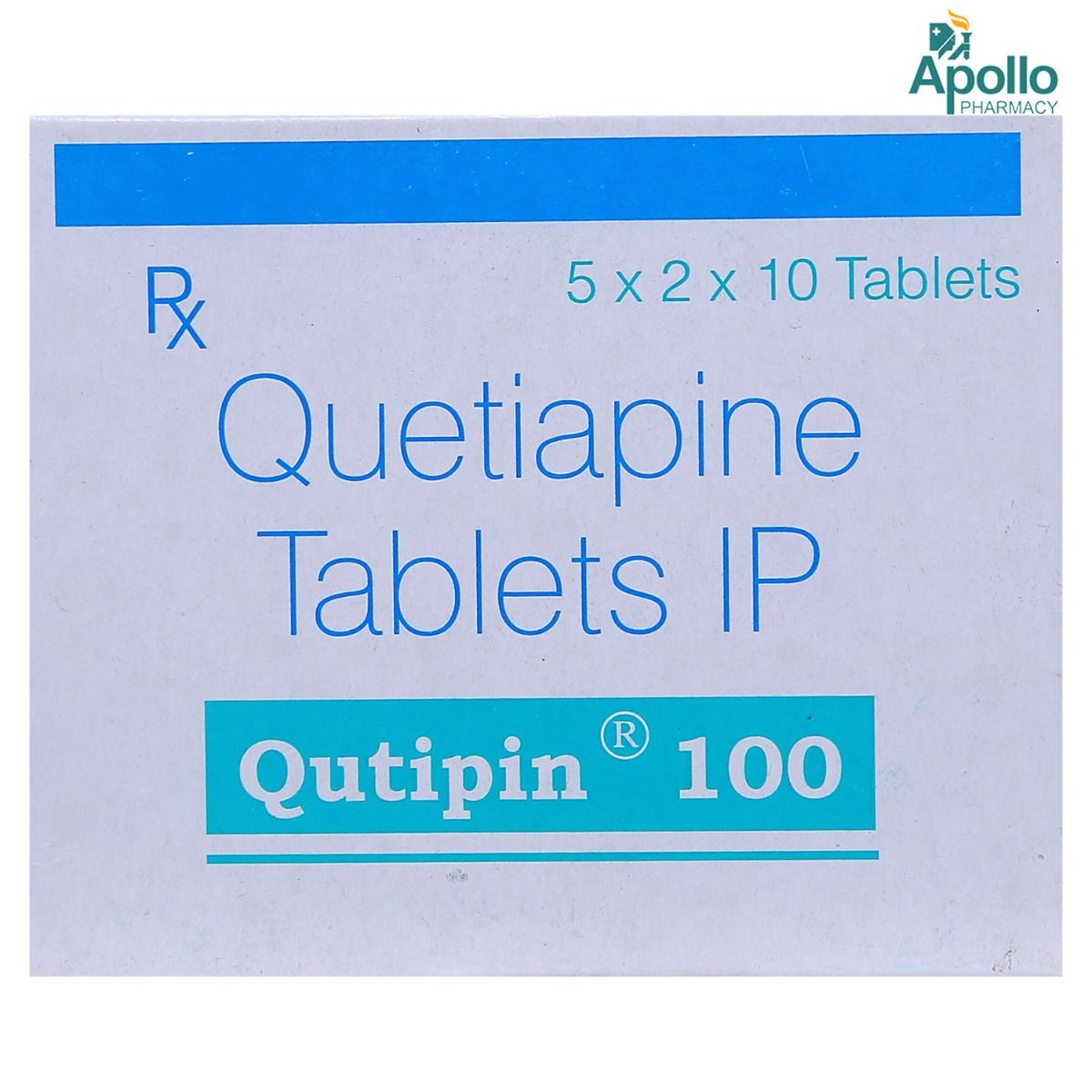 Qutipin 100 Tablet 10's Price, Uses, Side Effects, Composition - Apollo ...