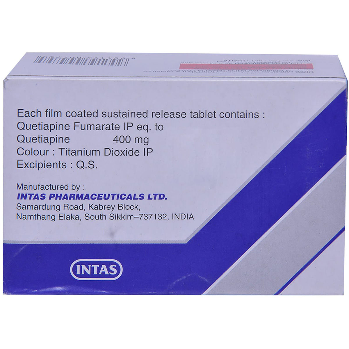 Qutan SR 400 Tablet 10's Price, Uses, Side Effects, Composition ...