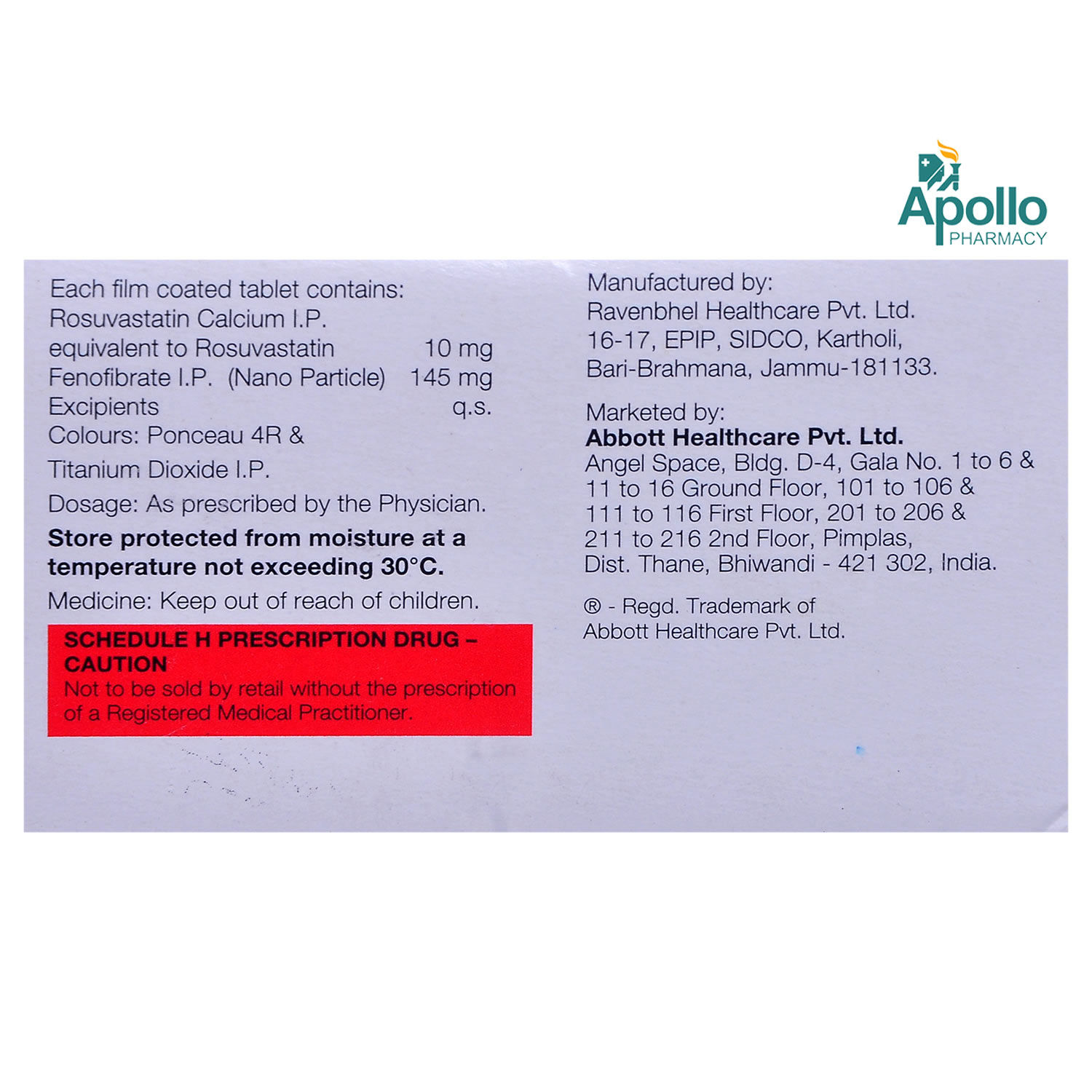 R2 F 10MG TABLET Price, Uses, Side Effects, Composition - Apollo Pharmacy