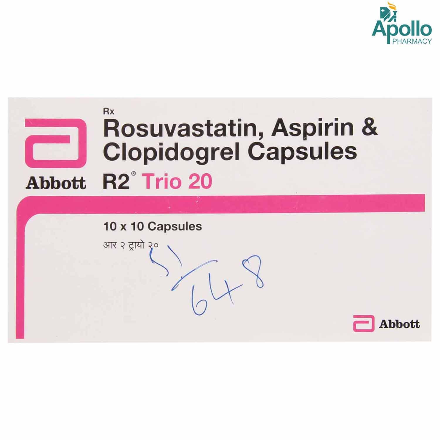 R2 Trio 20mg Capsule 10's Price, Uses, Side Effects, Composition ...