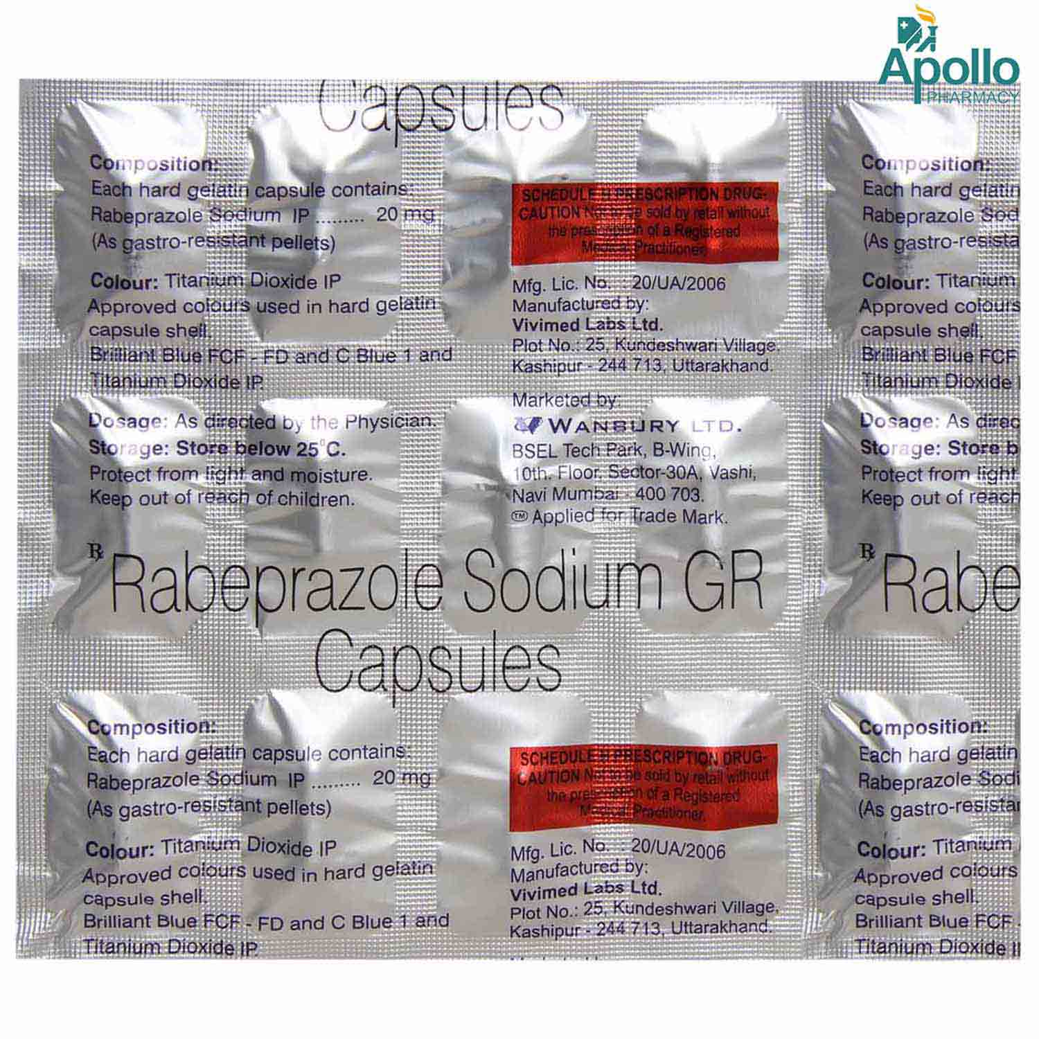 Rabiplus Capsule 15's Price, Uses, Side Effects, Composition - Apollo ...