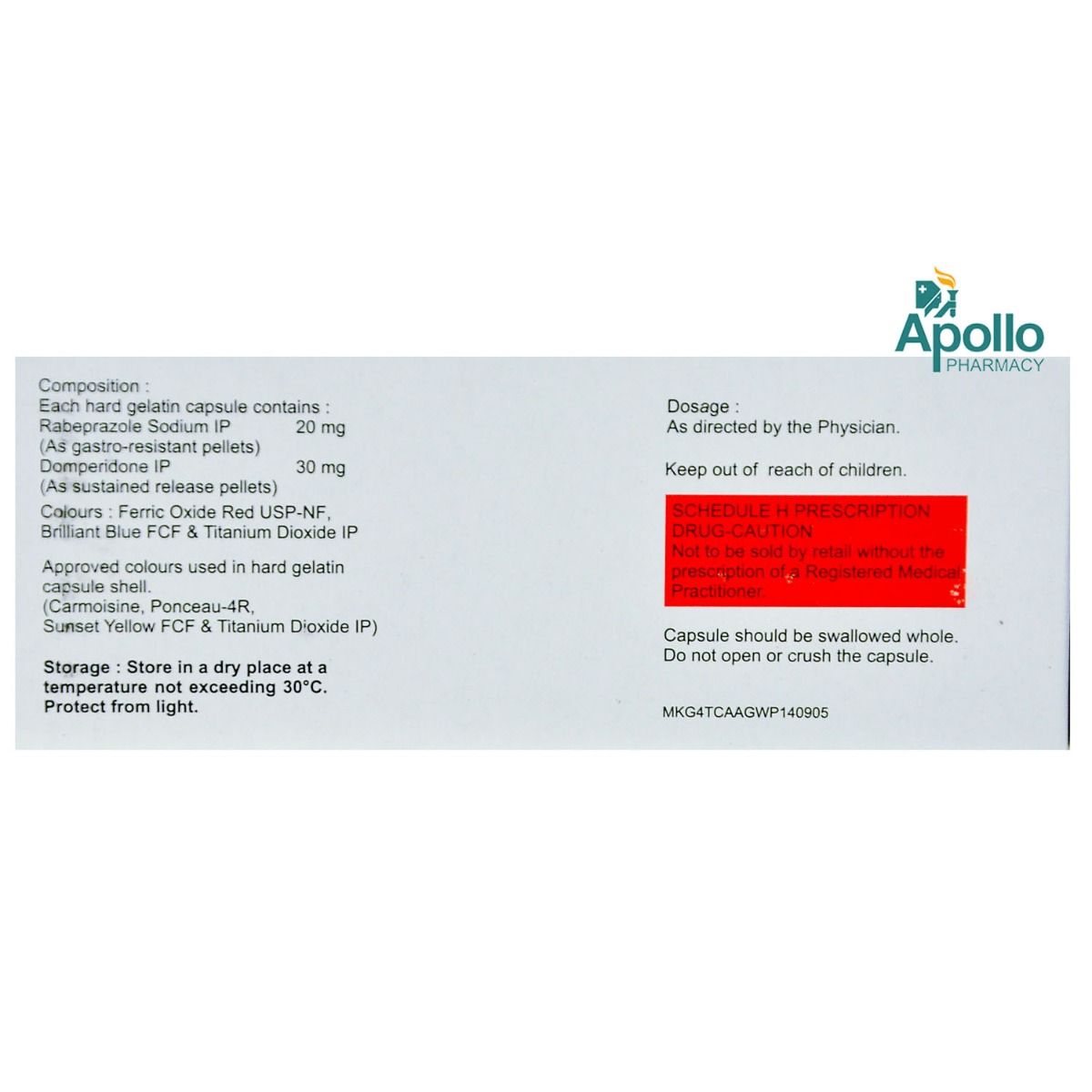 Rabekind-DSR Capsule 10's Price, Uses, Side Effects, Composition ...