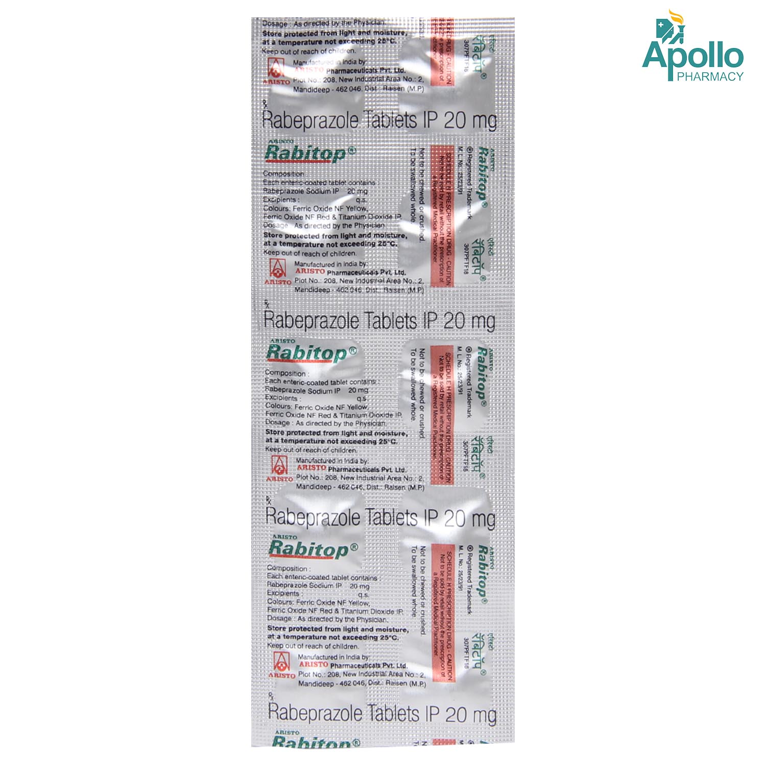 Rabitop Tablet 10's Price, Uses, Side Effects, Composition - Apollo ...