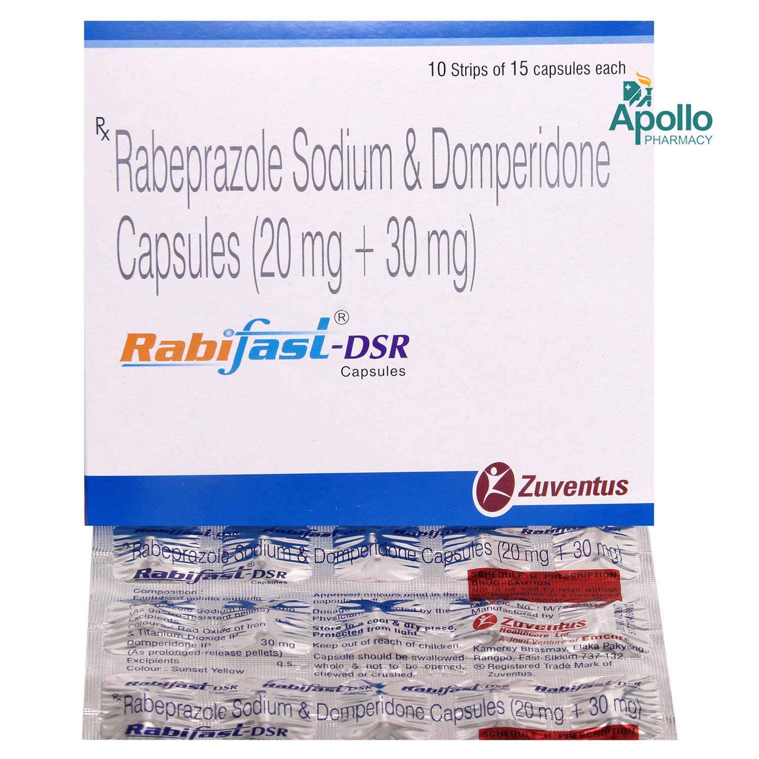 Rabifast-DSR Capsule 15's Price, Uses, Side Effects, Composition ...