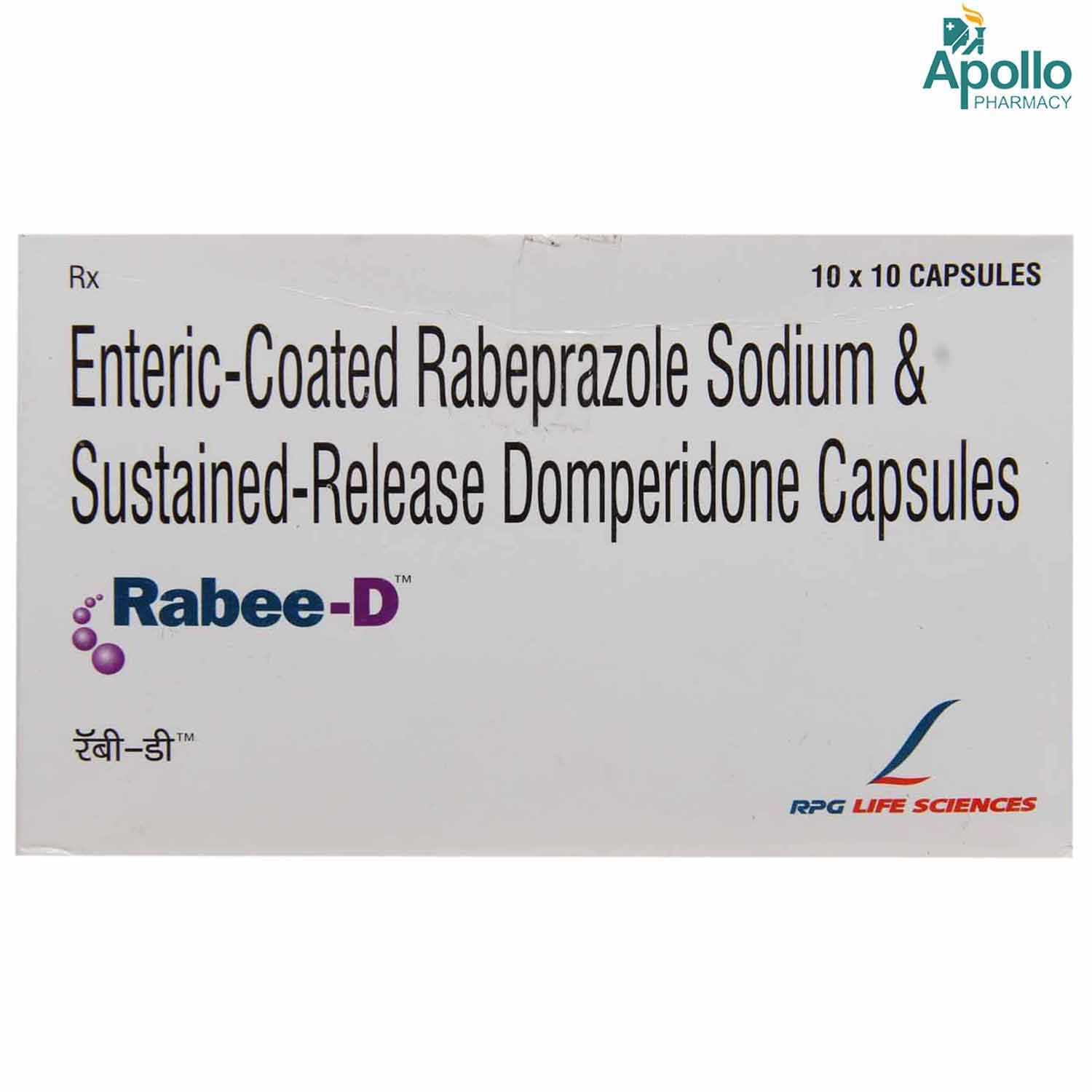 Rabee-D Capsule 10's Price, Uses, Side Effects, Composition - Apollo ...