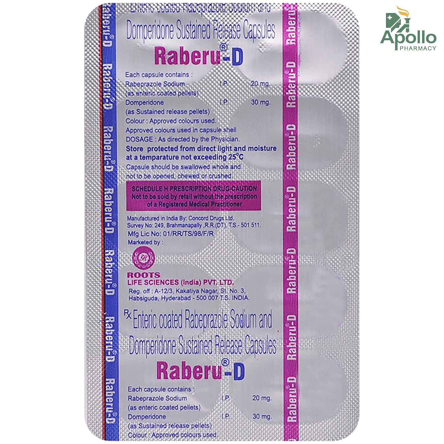 Raberu D Tablet 10's Price, Uses, Side Effects, Composition - Apollo ...