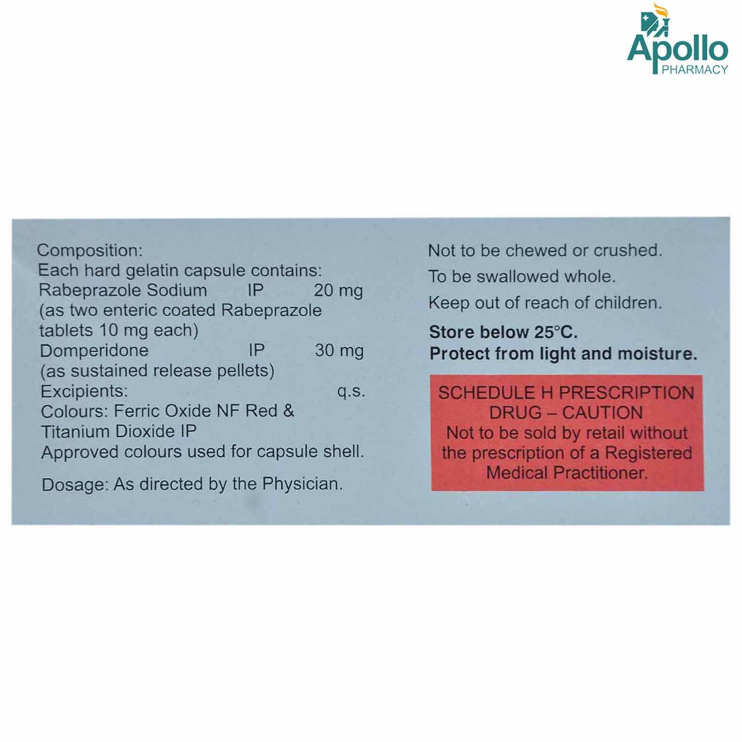 Rabezol DSR Capsule 10's Price, Uses, Side Effects, Composition ...
