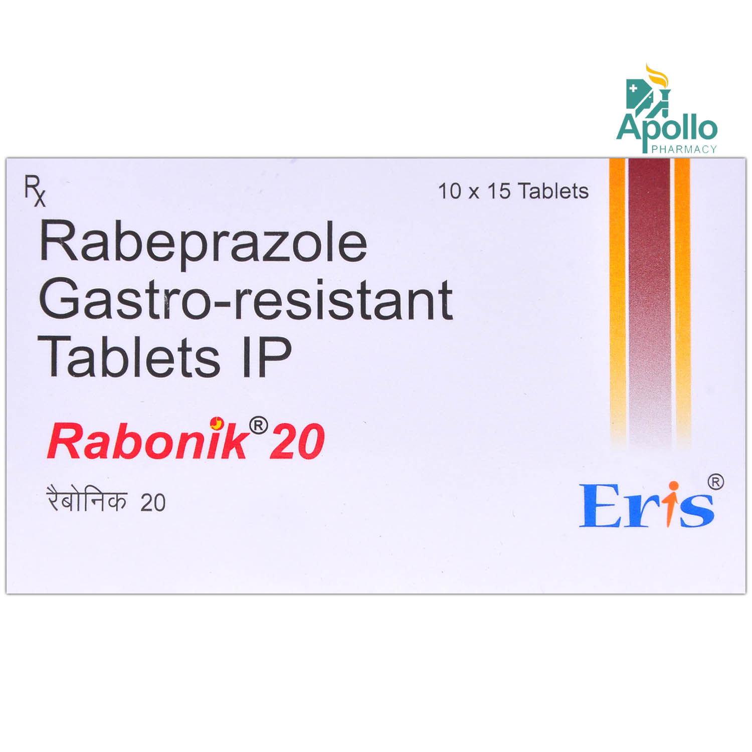 Rabonik 20 Tablet 15's Price, Uses, Side Effects, Composition - Apollo ...