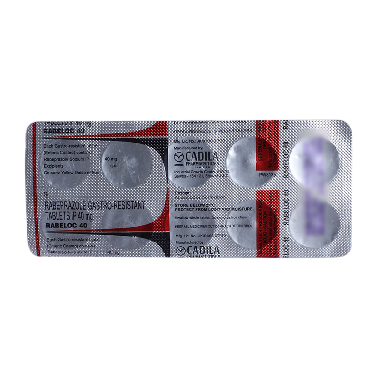 Rabeloc 40 Tablet 10's Price, Uses, Side Effects, Composition - Apollo ...