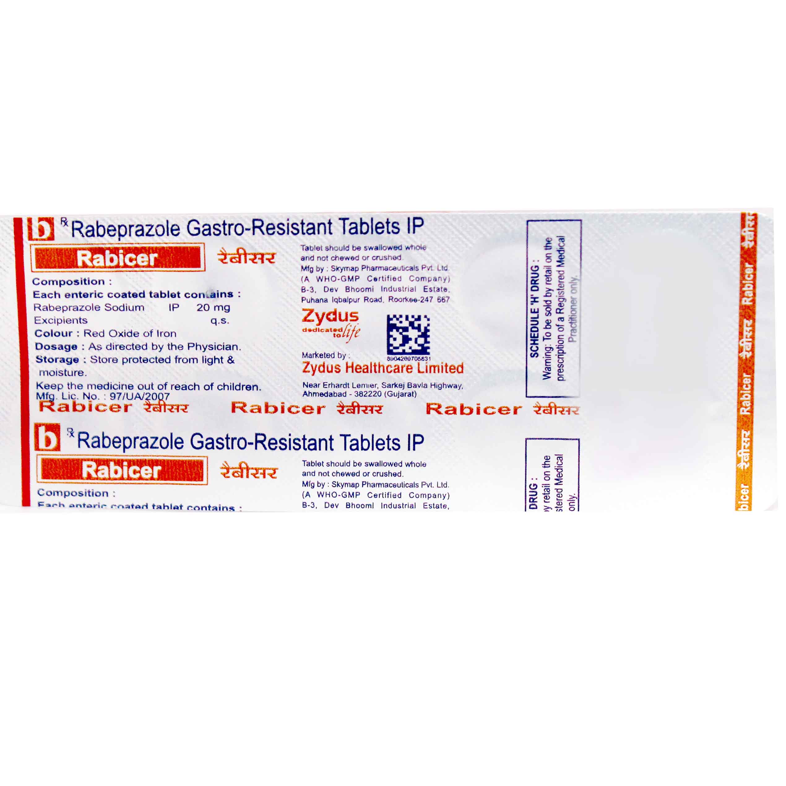 RABIDOC 20MG TABLET Price, Uses, Side Effects, Composition - Apollo ...