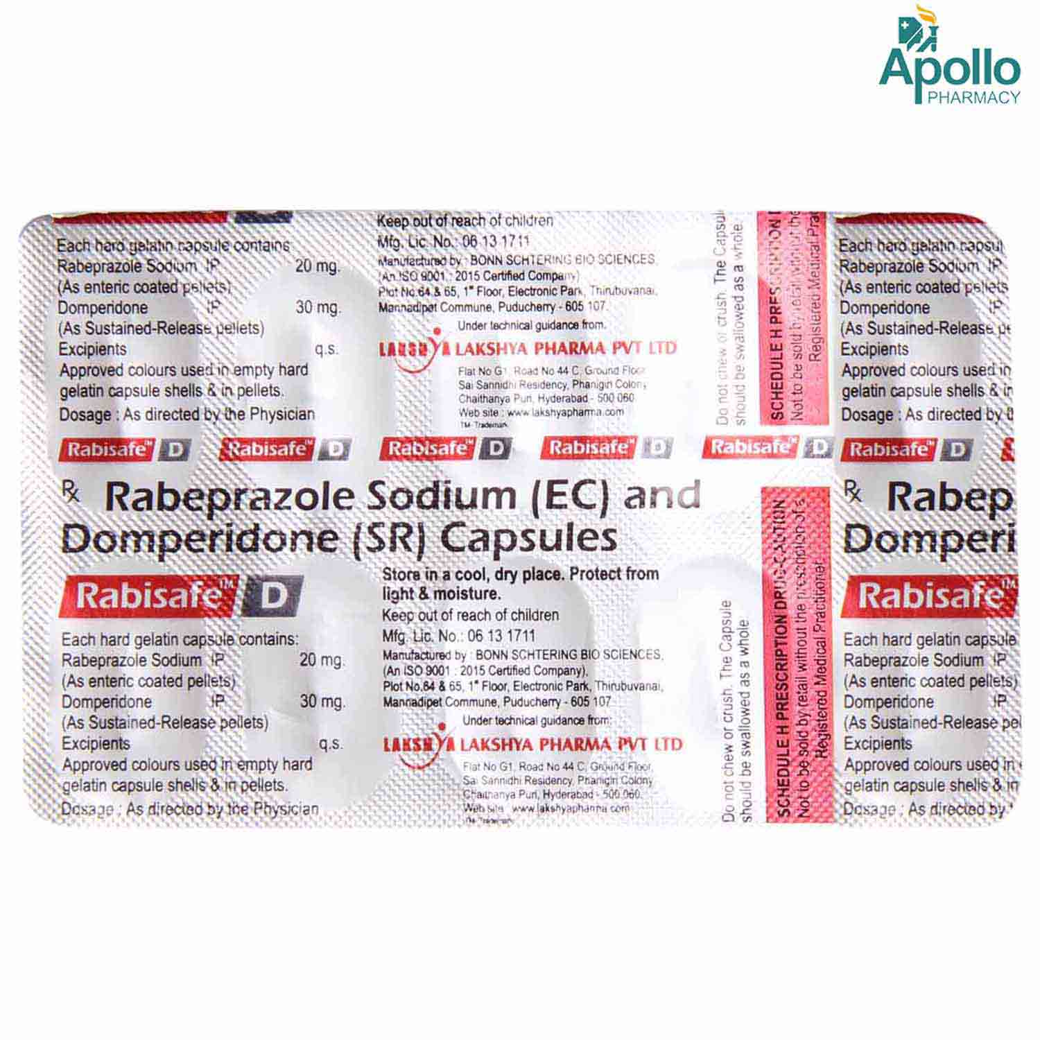 Rabisafe D Tablet 10's Price, Uses, Side Effects, Composition - Apollo ...