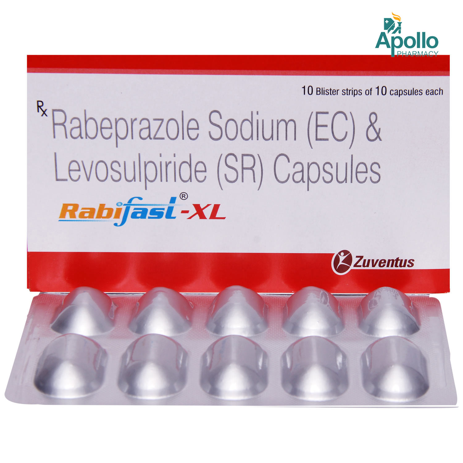Rabifast XL Capsule 10's Price, Uses, Side Effects, Composition ...