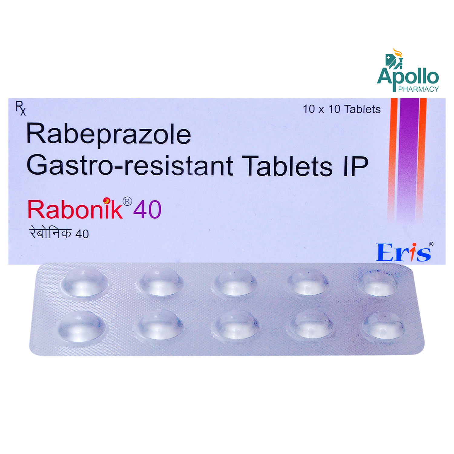 Rabonik 40 Tablet 10's Price, Uses, Side Effects, Composition - Apollo ...