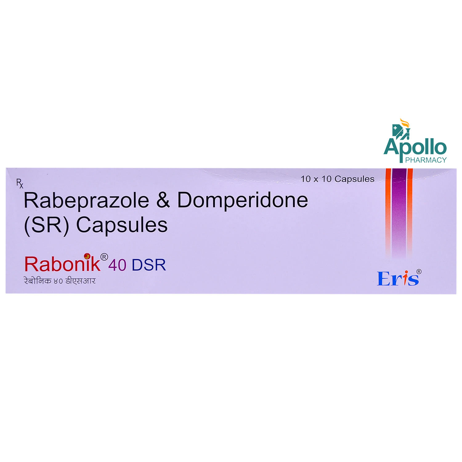Rabonik 40 DSR Capsule 10's Price, Uses, Side Effects, Composition ...