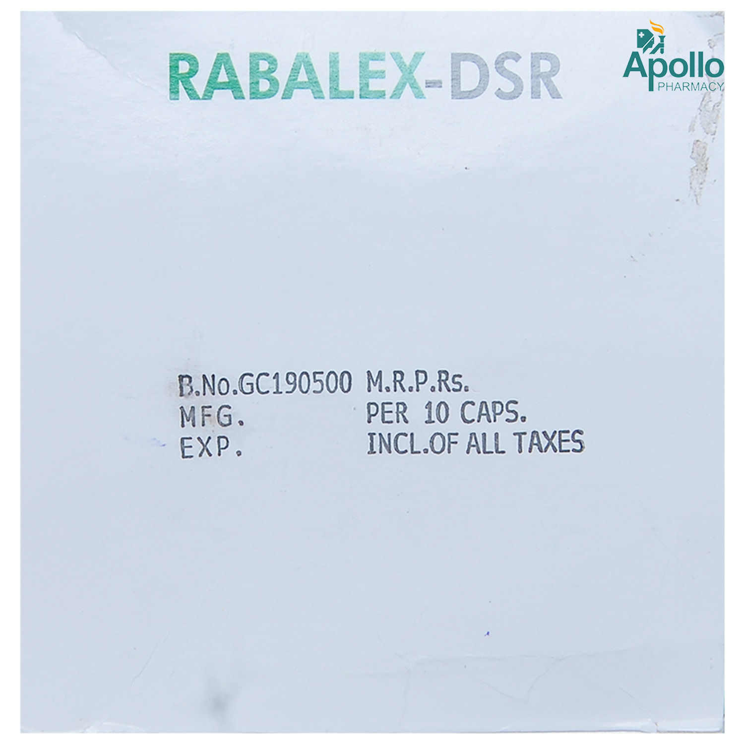 Rabalex-DSR Capsule 10S Price, Uses, Side Effects, Composition - Apollo ...