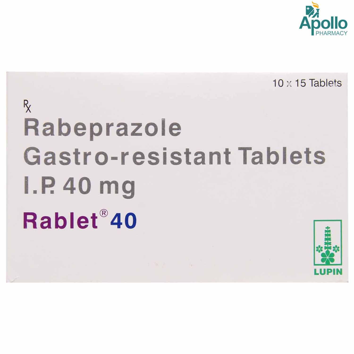 Rablet 40 Tablet 15's Price, Uses, Side Effects, Composition - Apollo ...