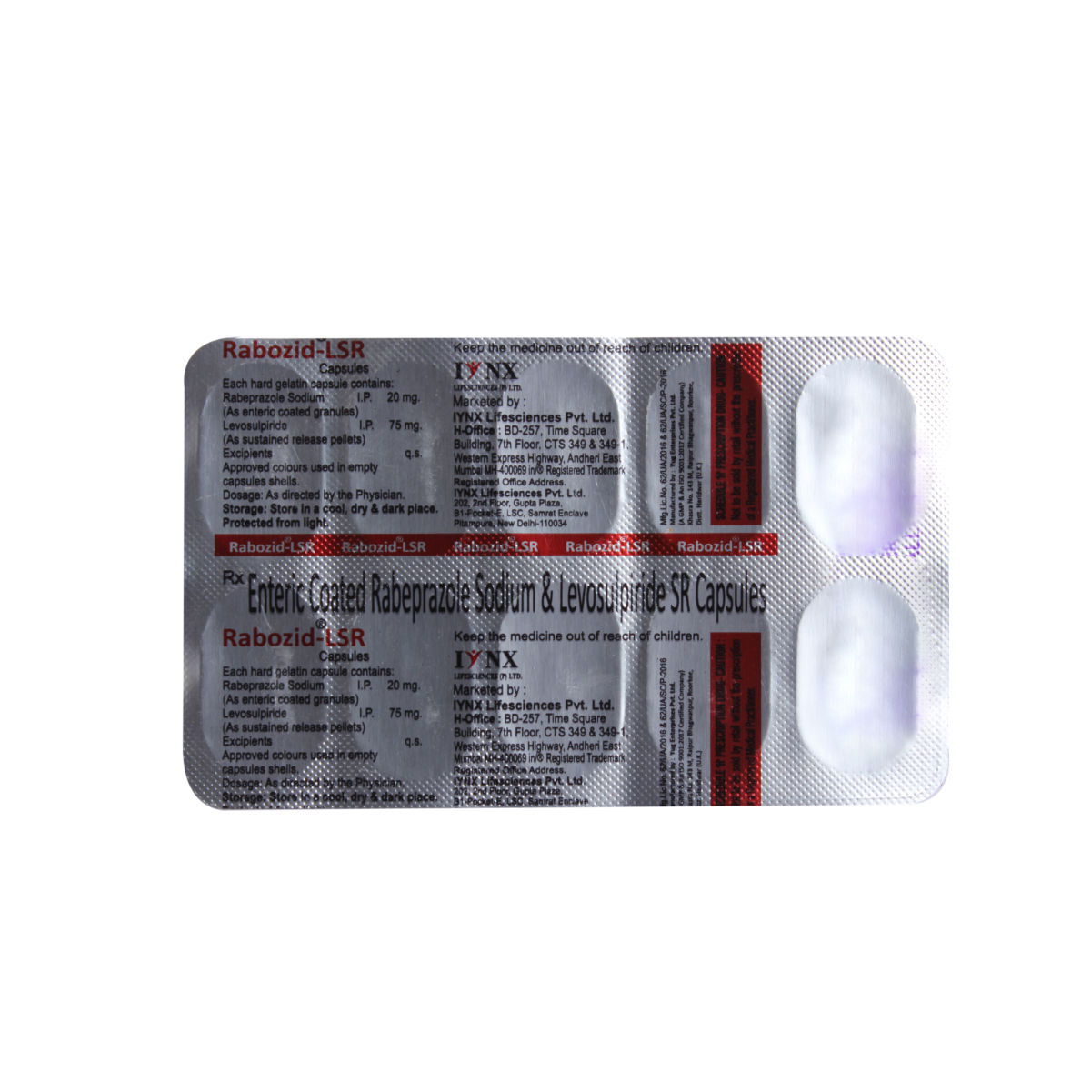 Rabozid-LSR Capsule 10's Price, Uses, Side Effects, Composition ...