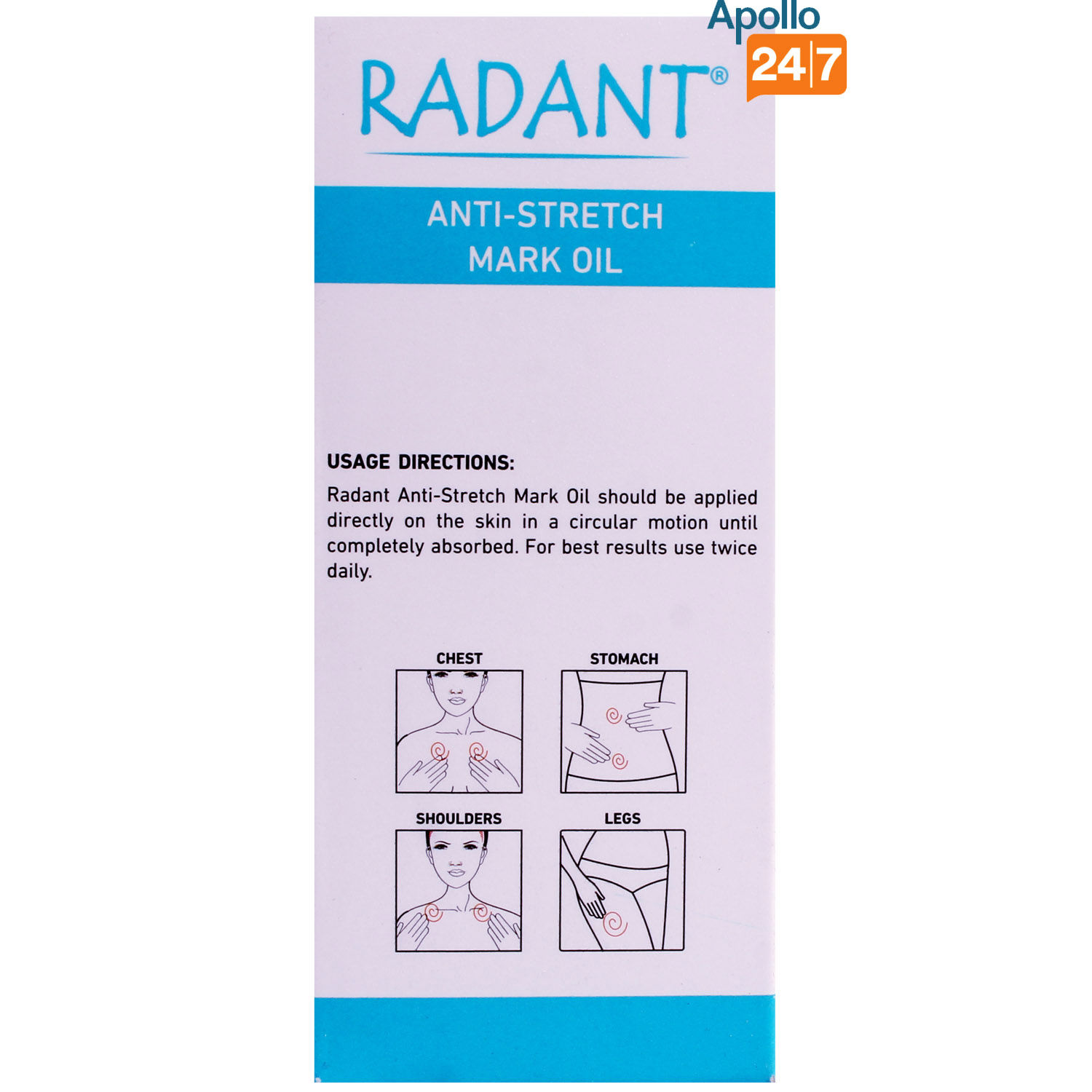 Radant Anti-Stretch Mark Oil, 35 ml Price, Uses, Side Effects ...