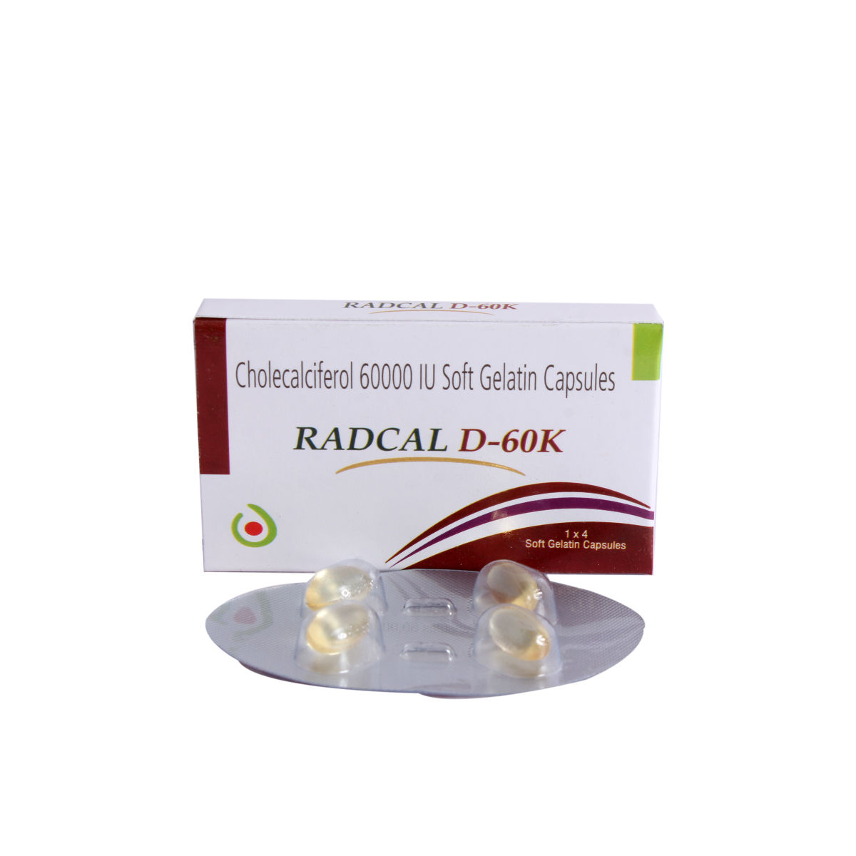 Radcal-D 60K Softgel Capsule 4's Price, Uses, Side Effects, Composition ...