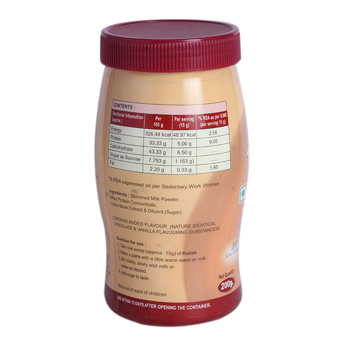 Ralish Powder Chocolate 200Gm Price, Uses, Side Effects, Composition ...