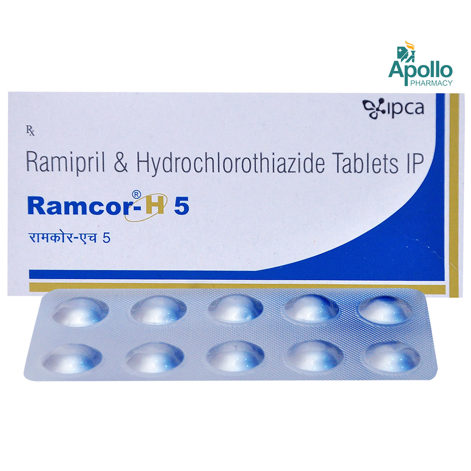 Ramcor H 5 Tablet 10's Price, Uses, Side Effects, Composition - Apollo ...