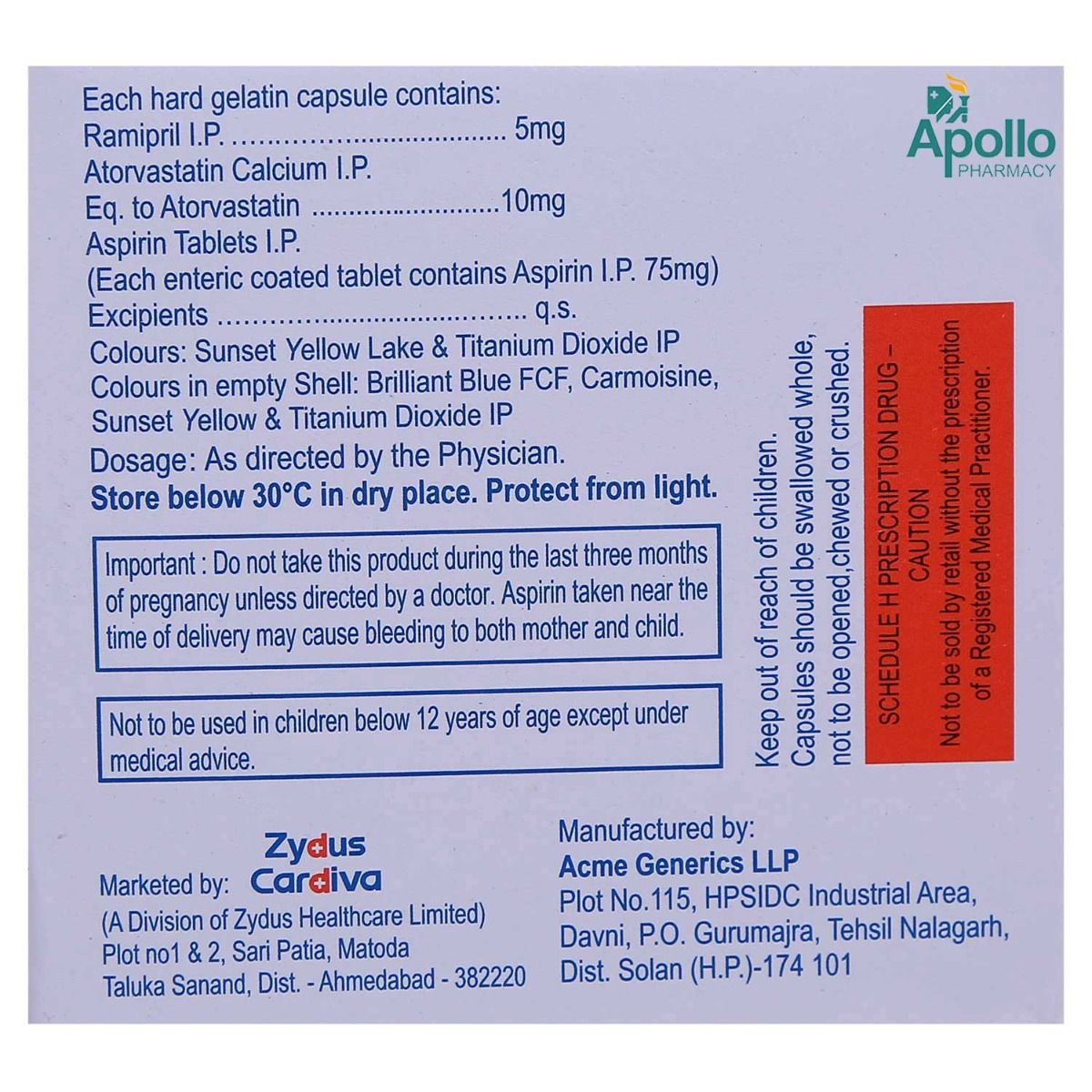 Ramitorva Capsule 10's Price, Uses, Side Effects, Composition - Apollo ...