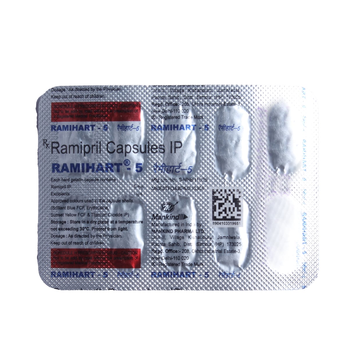 Ramihart-5 Capsule 10's Price, Uses, Side Effects, Composition - Apollo ...
