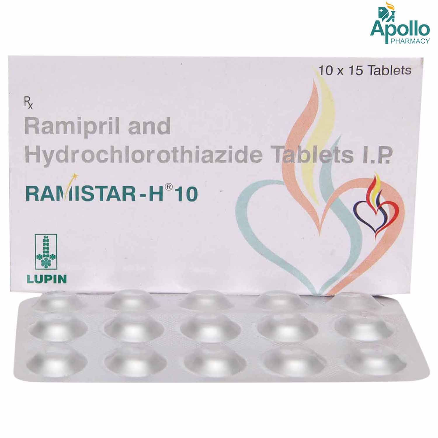 Ramistar H 10 Tablet 15's Price, Uses, Side Effects, Composition ...