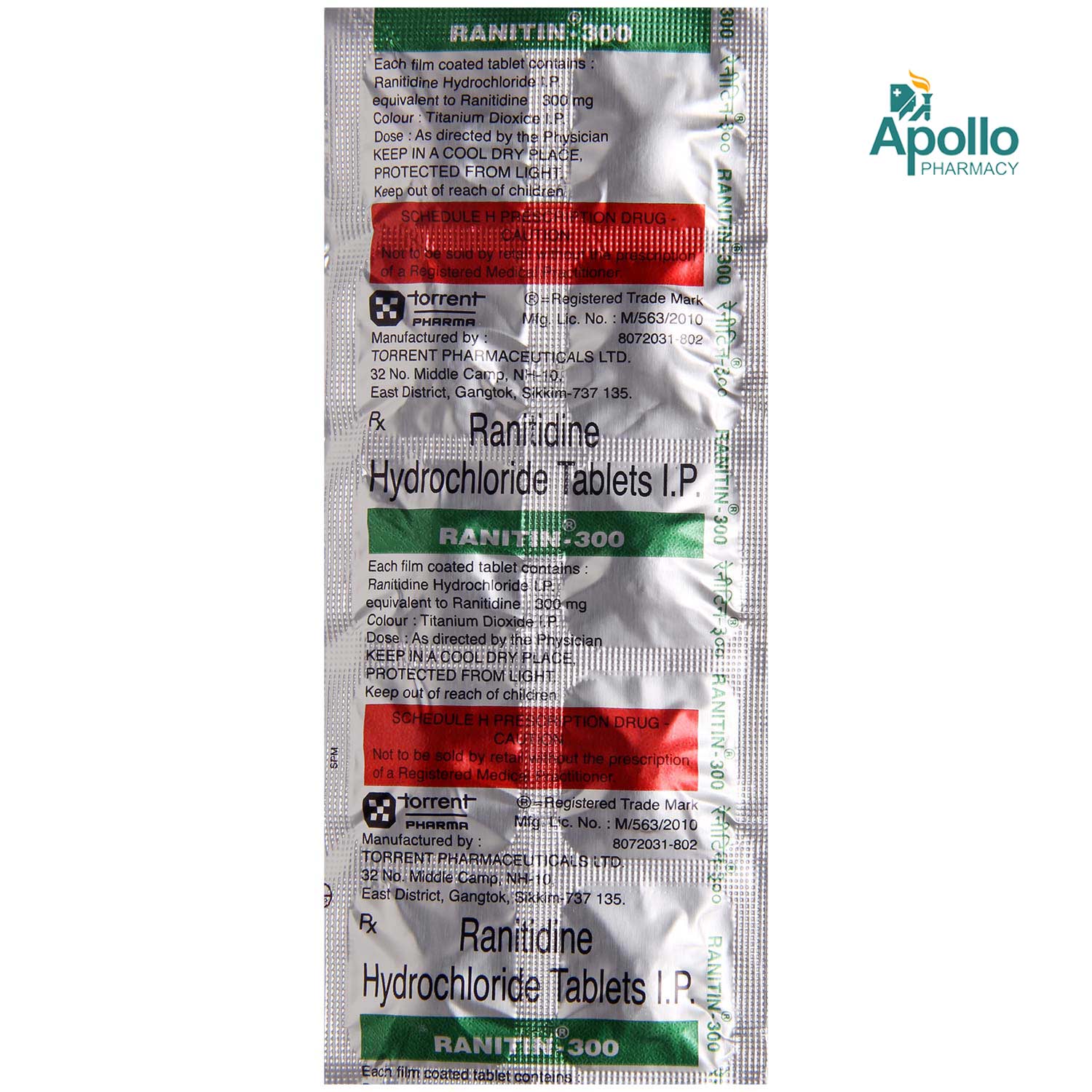 Ranitin 300 mg Tablet 10's Price, Uses, Side Effects, Composition ...