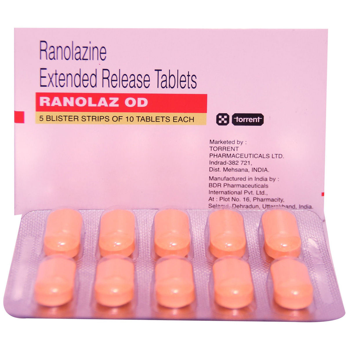 Ranolaz OD Tablet 10's Price, Uses, Side Effects, Composition - Apollo ...