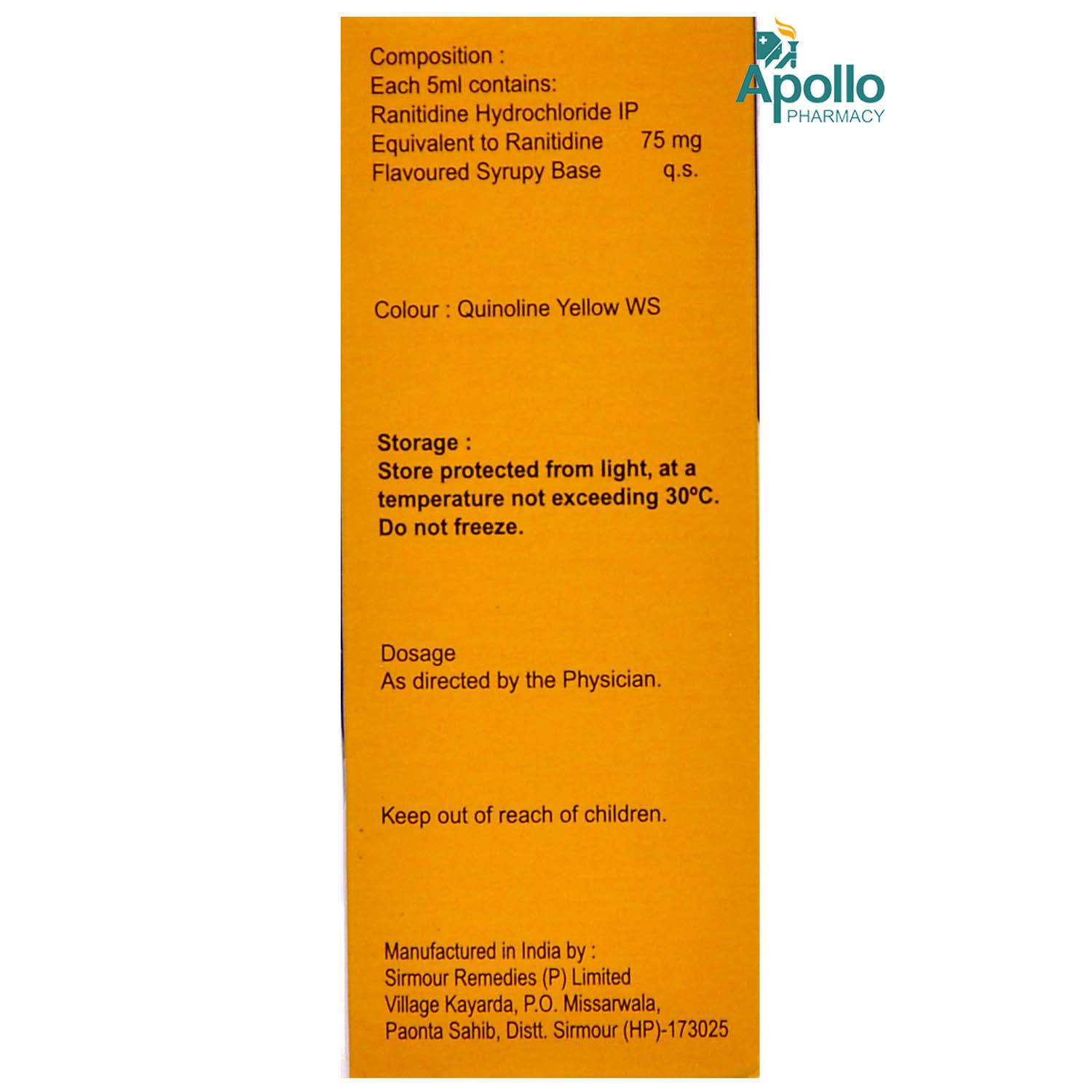 Ranidom PD Syrup 100 ml Price, Uses, Side Effects, Composition - Apollo ...