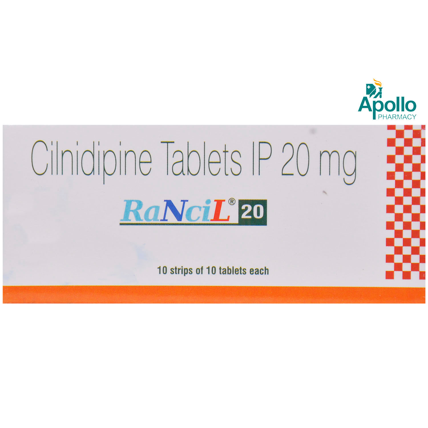 Rancil 20 Tablet 10's Price, Uses, Side Effects, Composition - Apollo ...