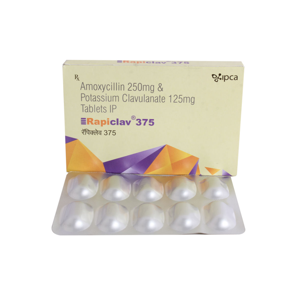 Rapiclav 375mg Tablet 10's Price, Uses, Side Effects, Composition ...