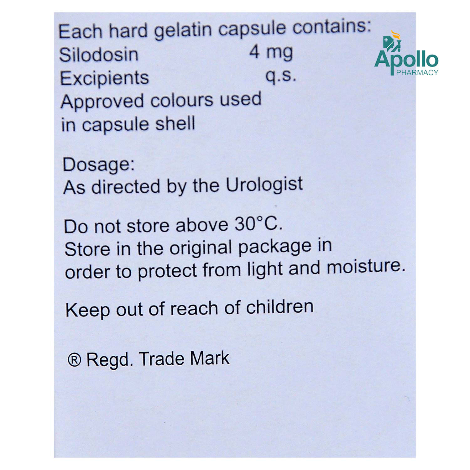 Rapilif 4 Capsule 15's Price, Uses, Side Effects, Composition - Apollo ...