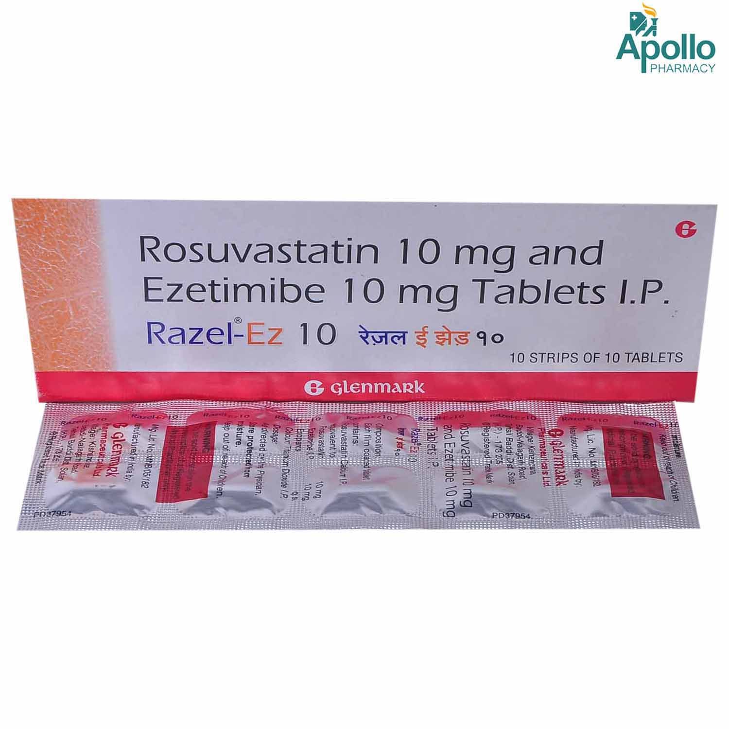 Razel EZ 10 Tablet 10's Price, Uses, Side Effects, Composition - Apollo ...