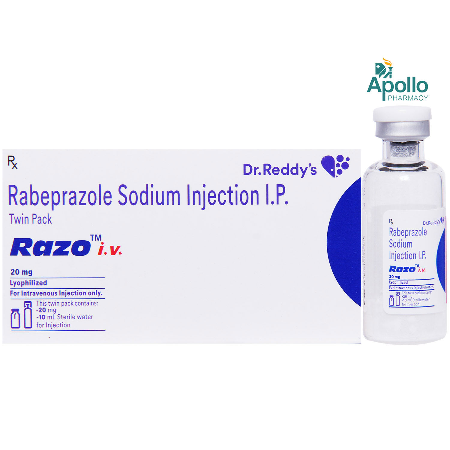 Razo 20 mg Injection 10 ml Price, Uses, Side Effects, Composition ...