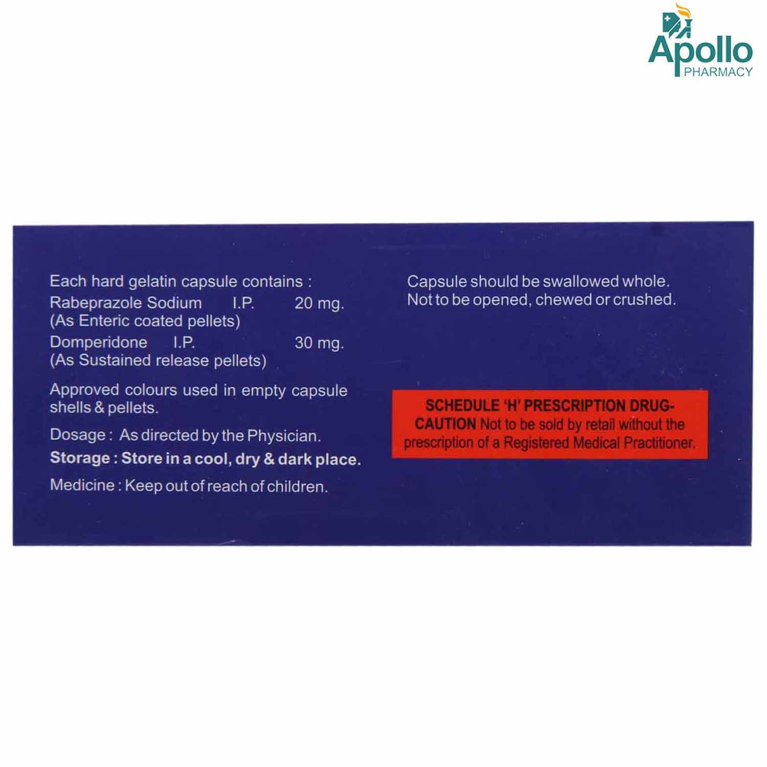 Raz DSR Capsule 10's Price, Uses, Side Effects, Composition - Apollo ...