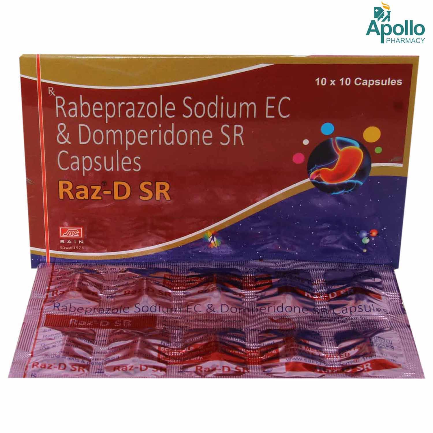 Raz DSR Capsule 10's Price, Uses, Side Effects, Composition - Apollo ...