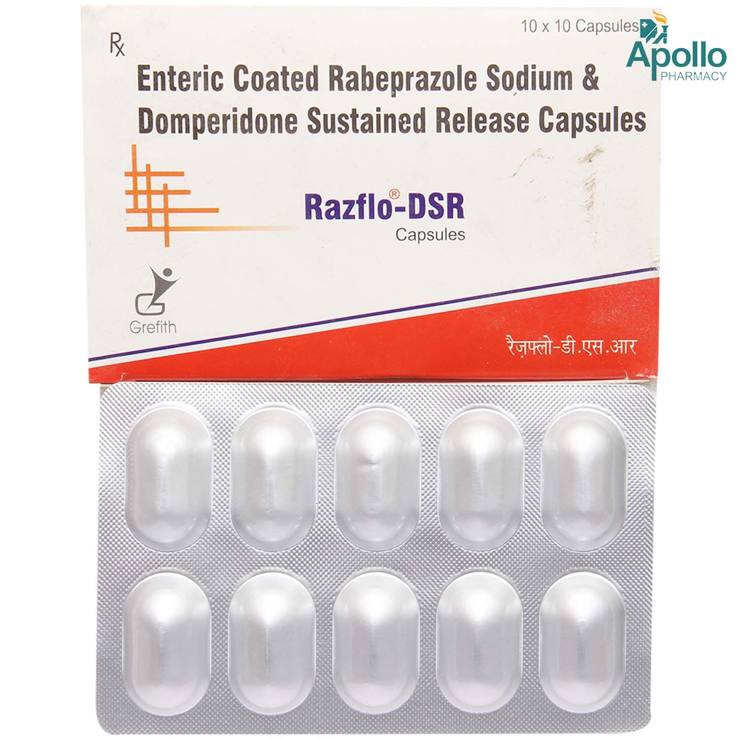 Razflo DSR Tablet 10's Price, Uses, Side Effects, Composition - Apollo ...
