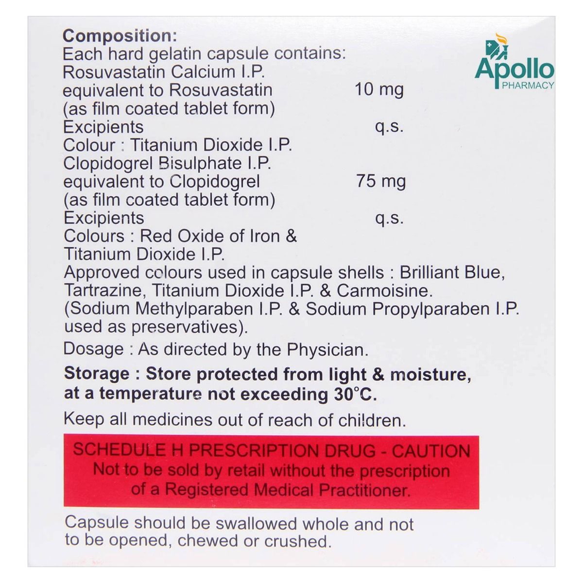 Razel-CV 10/75 Capsule 10's Price, Uses, Side Effects, Composition ...