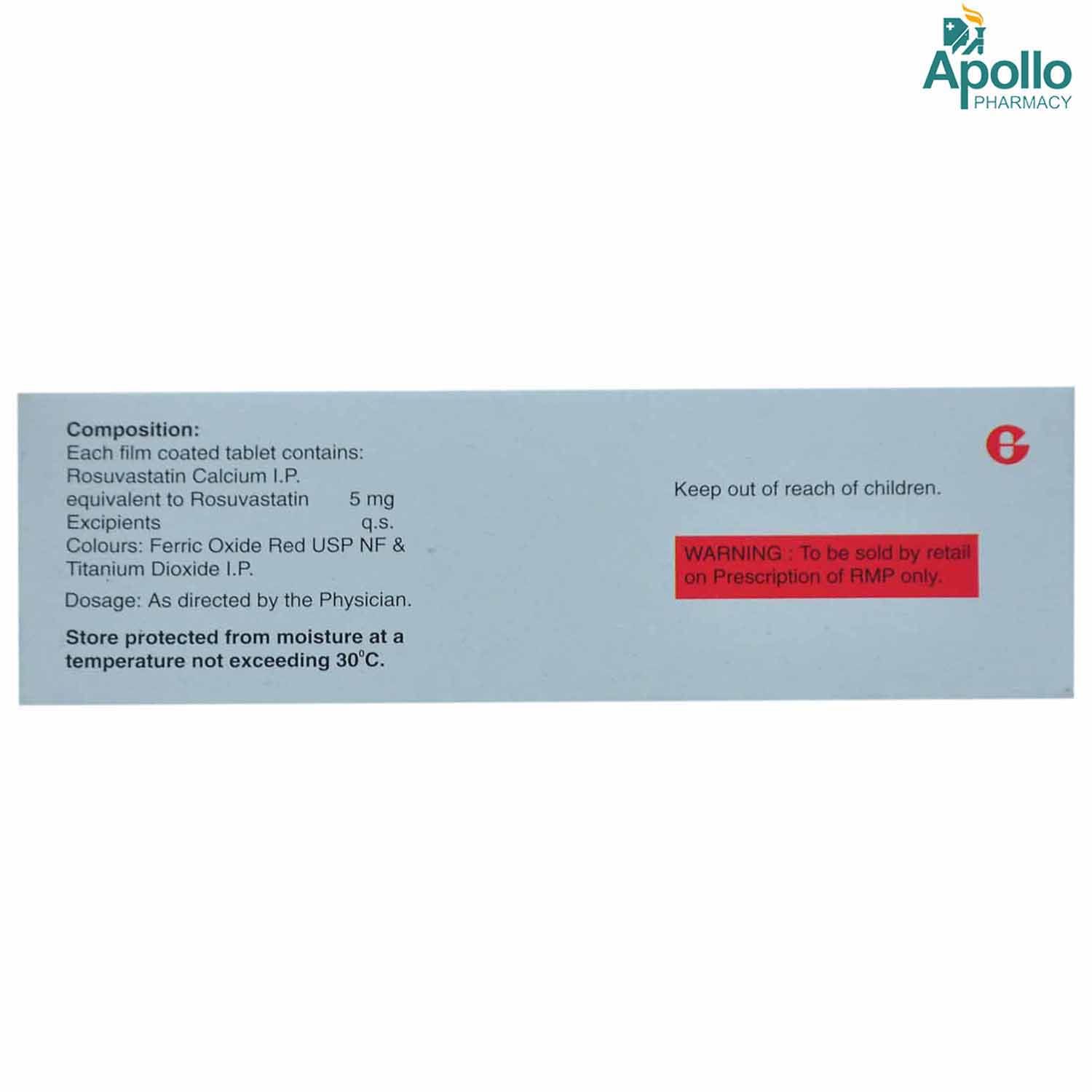 Razel 5 Tablet 15's Price, Uses, Side Effects, Composition - Apollo ...