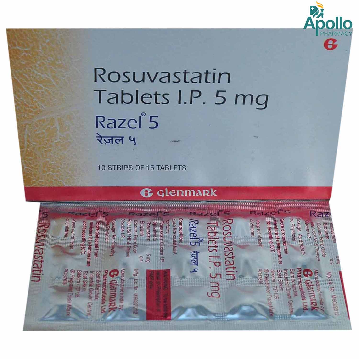 Razel 5 Tablet 15's Price, Uses, Side Effects, Composition - Apollo Pharmacy