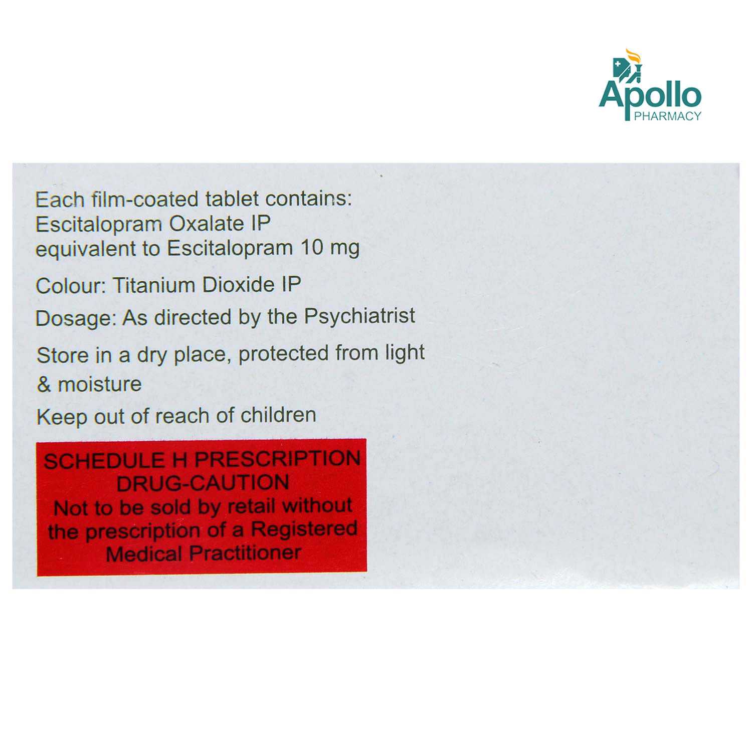 RECITA 10MG TABLET Price, Uses, Side Effects, Composition - Apollo Pharmacy