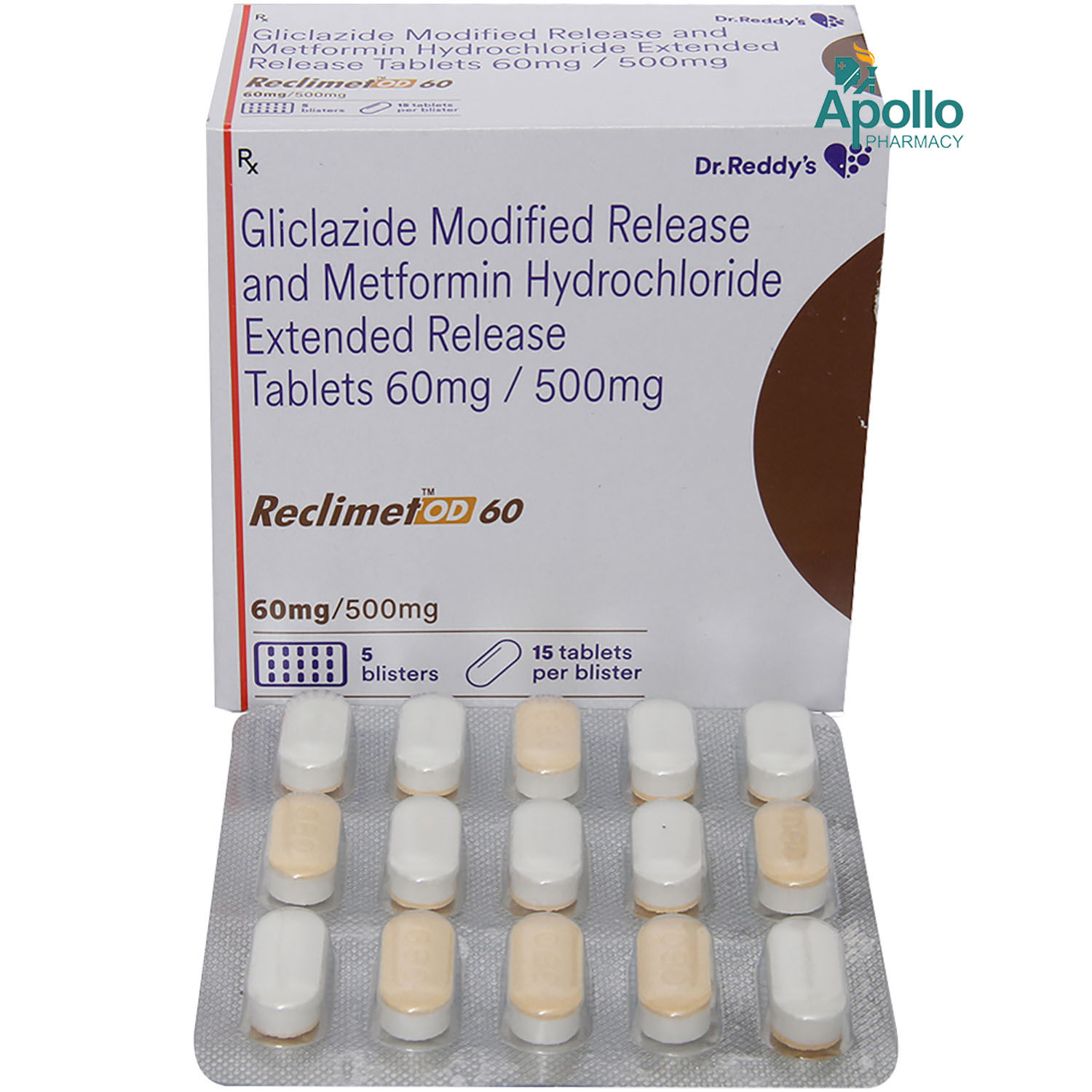 Reclimet OD 60 Tablet 15's Price, Uses, Side Effects, Composition ...