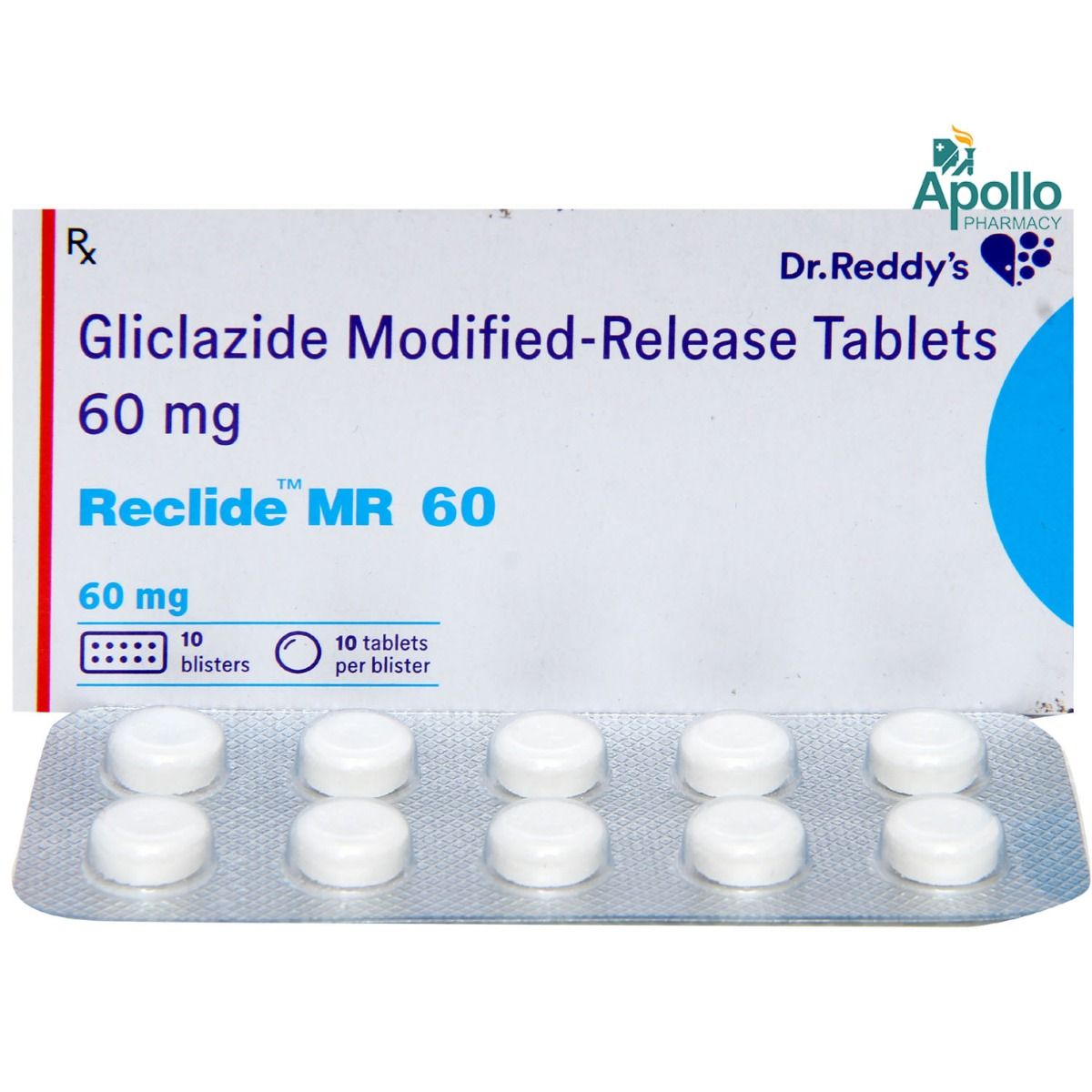 Reclide MR 60 Tablet 10's Price, Uses, Side Effects, Composition ...