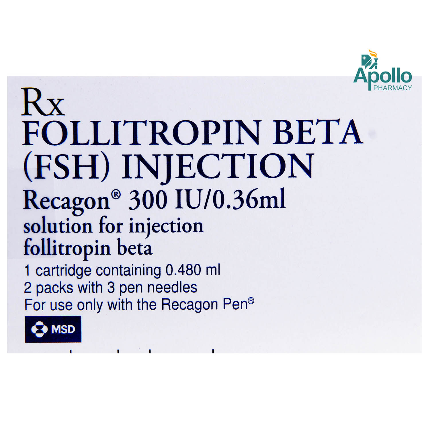 Recagon 300IU Injection 1's Price, Uses, Side Effects, Composition ...