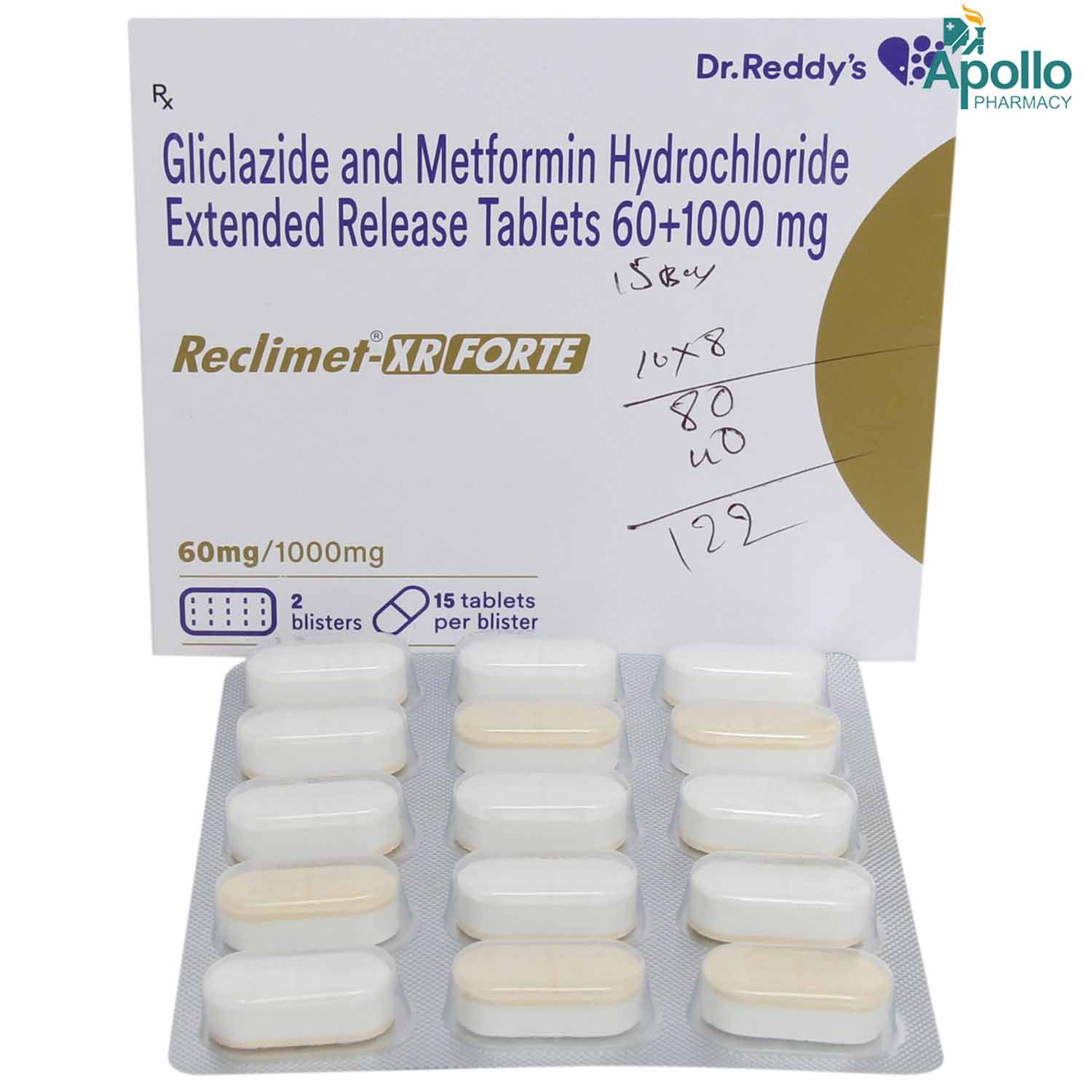 Reclimet XR Forte Tablet 15's Price, Uses, Side Effects, Composition ...