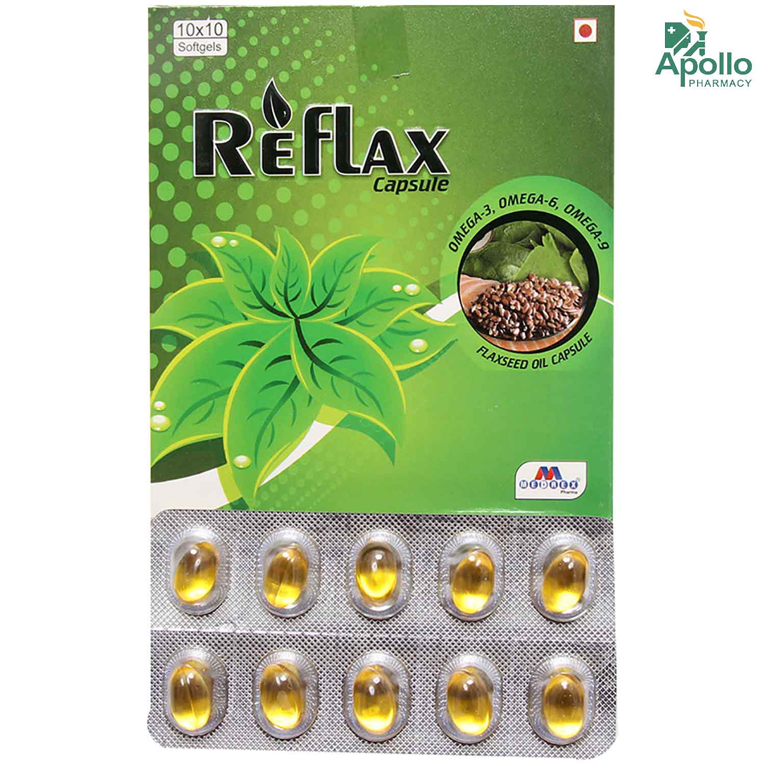 Reflax Softgel Capsule 10's Price, Uses, Side Effects, Composition ...